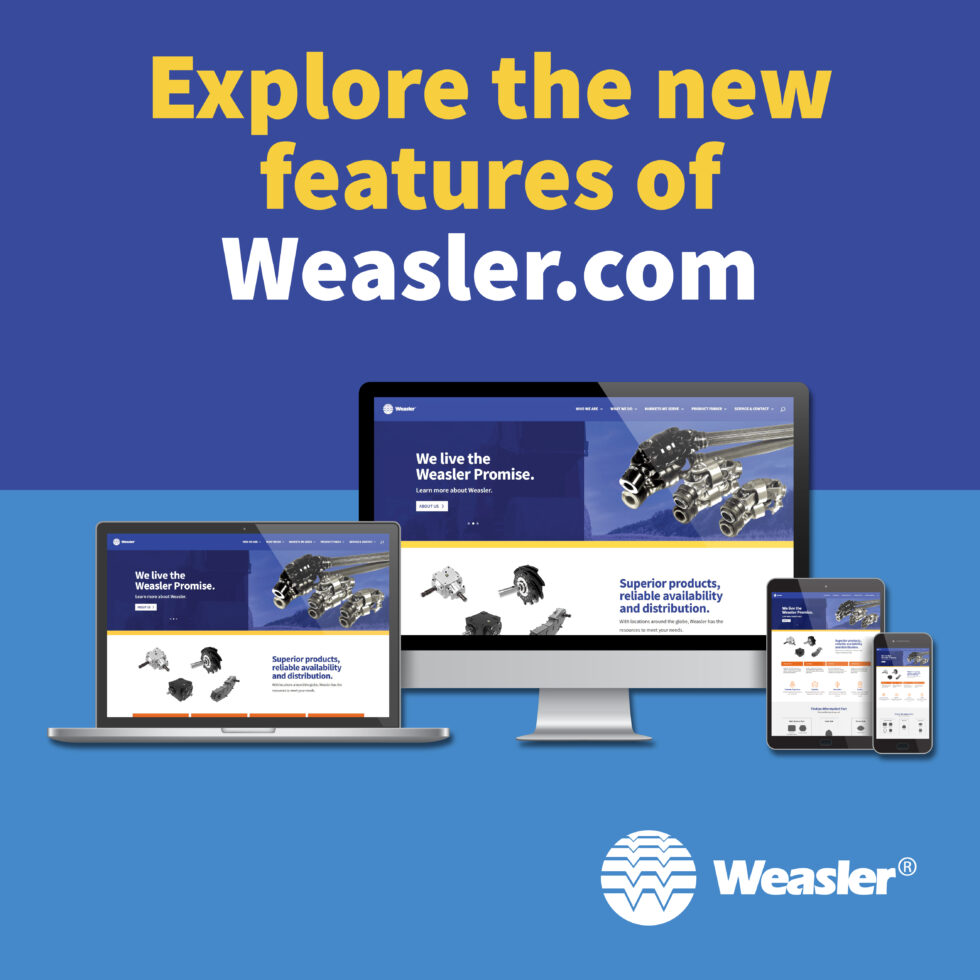 Weasler launches refreshed website - Weasler Engineering, Inc.